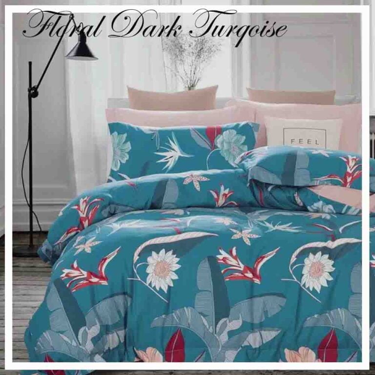 SET CADAR SUPER SINGLE/SINGLE JASMINE SERIES (5IN1) - House of Bedsheets