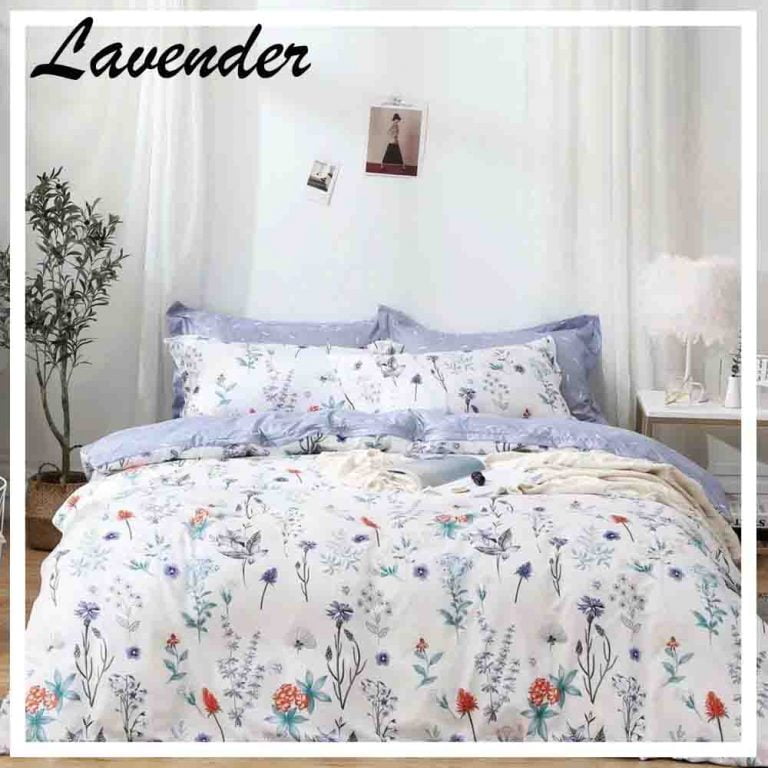 SET CADAR SUPER SINGLE/SINGLE JASMINE SERIES (5IN1) - House of Bedsheets